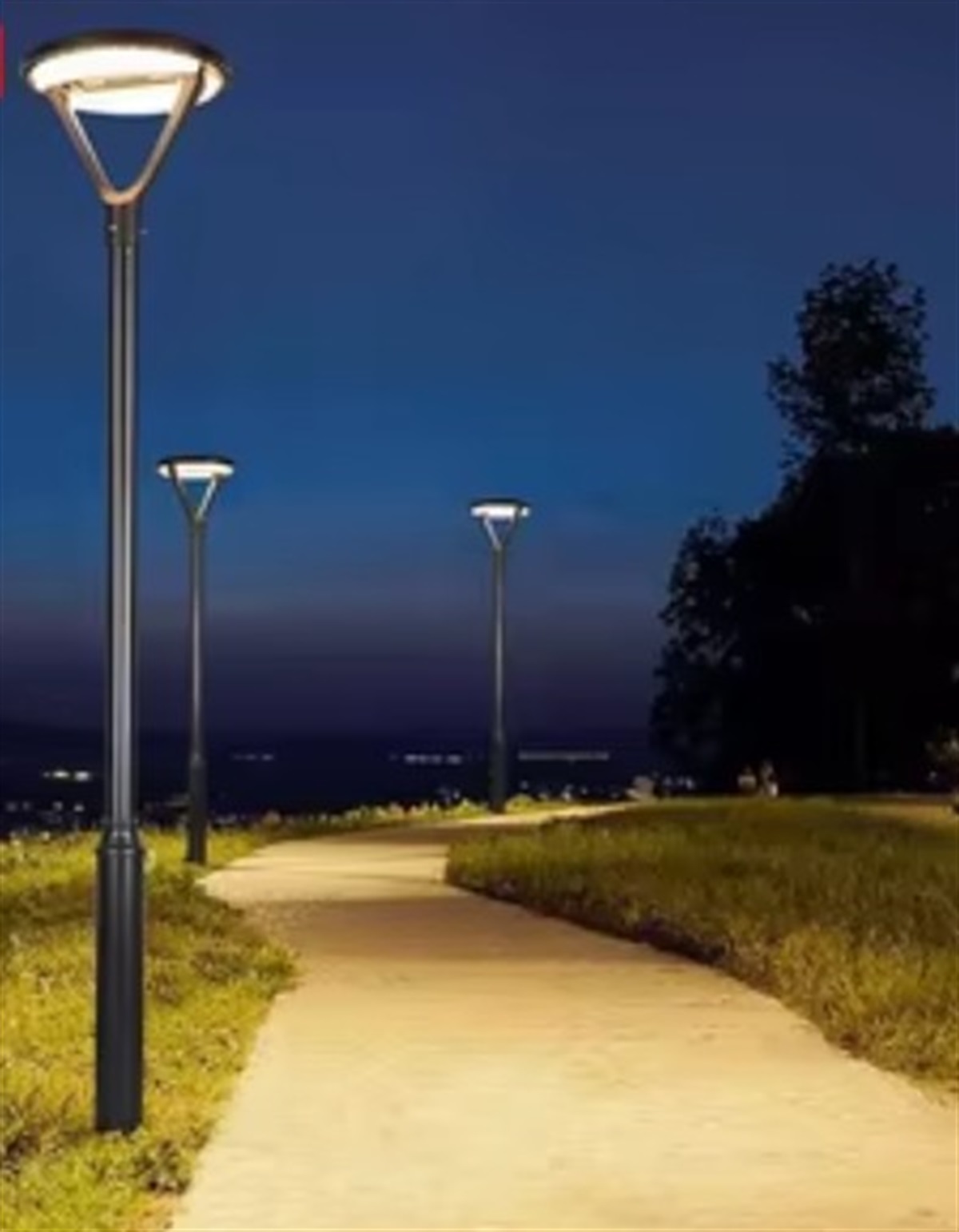 Center Springs Park Pedestrian Lighting Town of Manchester