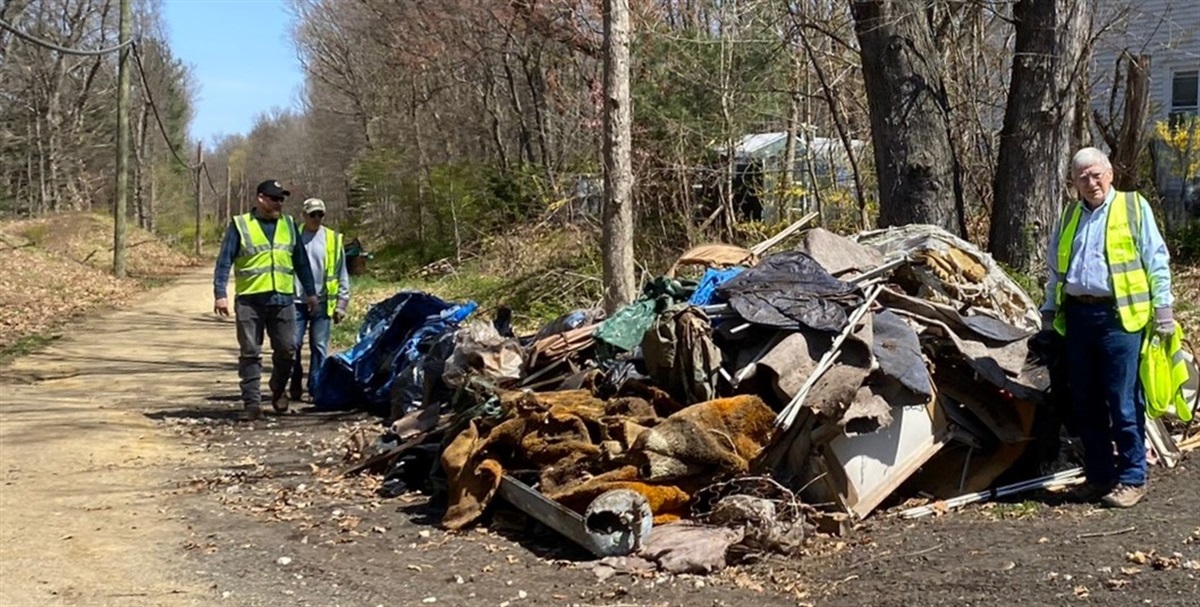 Earth Day Cheney Rail Trail and Center Springs Park cleanup Town of ...