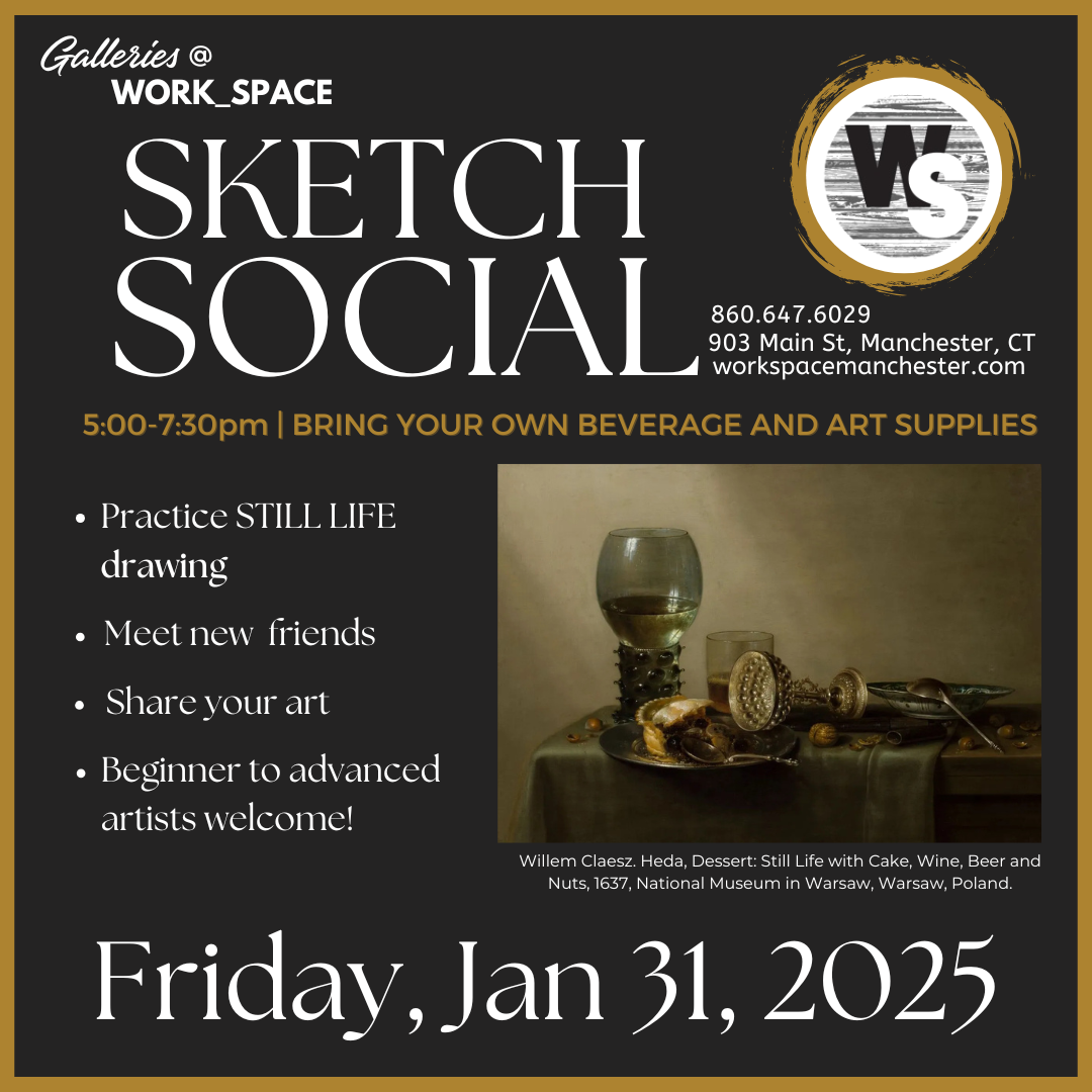 Sketch Social: An Evening of Art & Connection @ WORK_SPACE Town of ...
