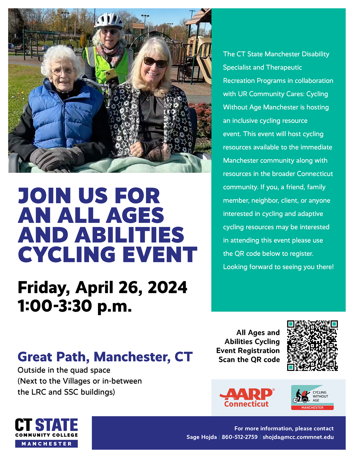 All Ages and Abilities Cycling Event Town of Manchester