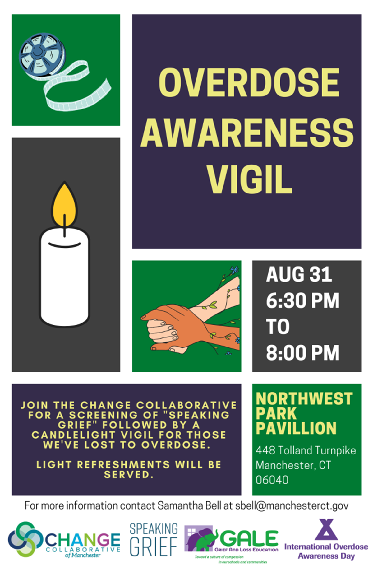Overdose Awareness Vigil Town of Manchester